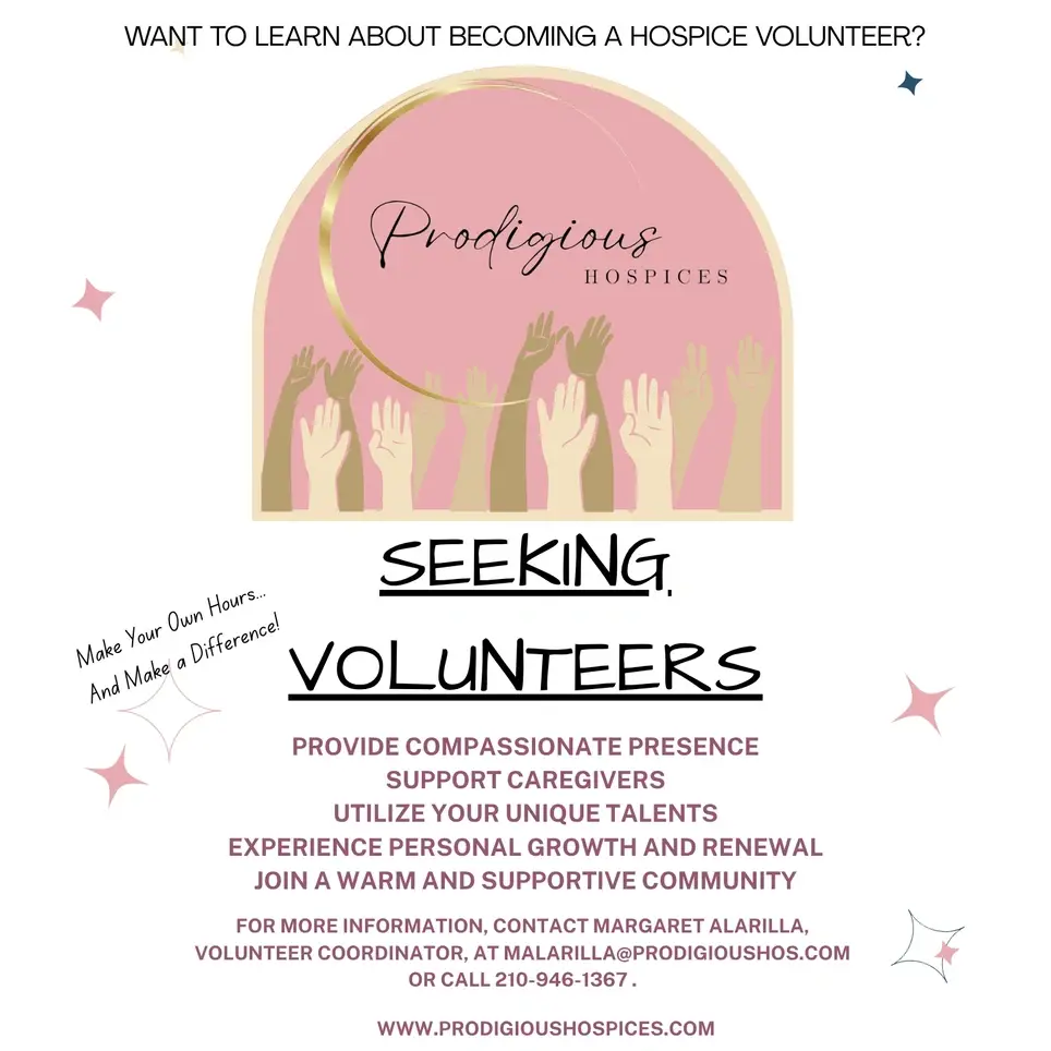 Prodigious Hospices Volunteers Needed! - Idealist